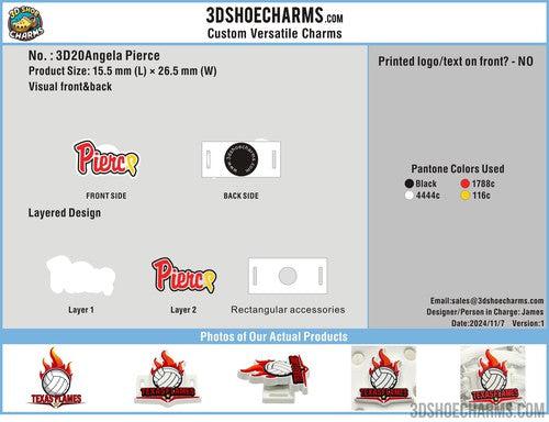 CUSTOM VERSATILE SHOE CHARSM-20VCC4Angela Pierce – 3D SHOE CHARMS