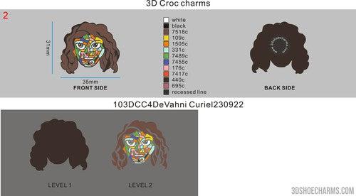 Custom charms-103DCC4DeVahni Curiel230922 – 3D SHOE CHARMS