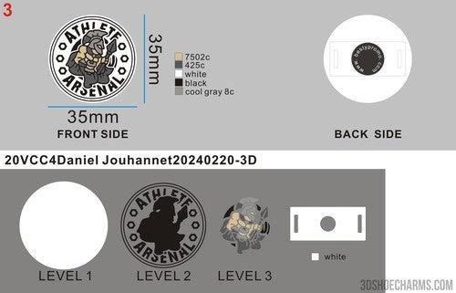 CUSTOM VERSATILE SHOE CHARMS-20VCC4Daniel Jouhannet – 3D SHOE CHARMS