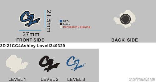 CUSTOM CHARMS-21CC4Ashley Lovell – 3D SHOE CHARMS