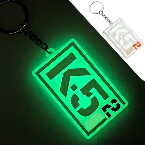 Custom Double-Sided 3D Glow-in-the-Dark Rubber Keychain - Personalized ...